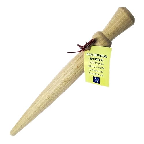 Scottish Gift's - Spurtle - turned Beechwood Porridge Spurtle uk gift's ...