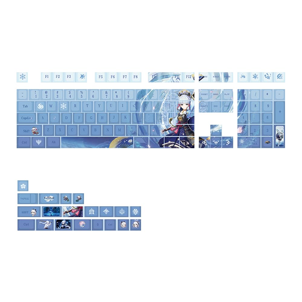 Mua Glacier Genshin Impact Keycaps Full Set for Mechanical Keyboard ...