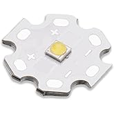 LEDGUHON 5Pcs 3W White 3535 SMD High Power LED Chip with Aluminum Plate ...