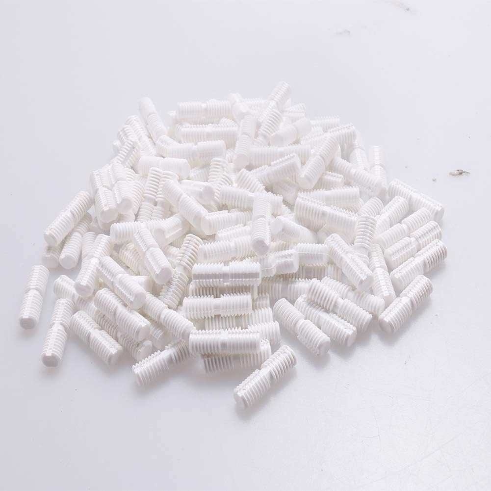 Amazon.com: Kyien Pack of 100 Nylon Dowel Pins 8 x 28 mm Cabinet ...