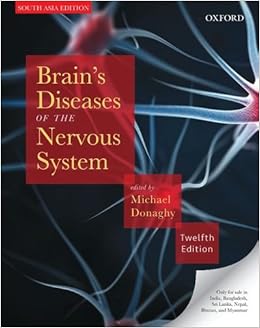 Brain's Diseases Of The Nervous System: Michael Donaghy: 9780198830290 ...