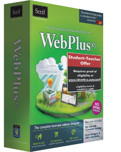 Serif WebPlus X5 Student/Teacher | Pricepulse