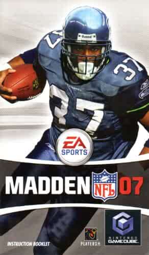 Amazon.com: Madden NFL 07 Gamecube Instruction Booklet (Nintendo ...