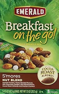 Amazon.com: Emerald, Breakfast on the Go! Nut Blend and Granola Mix, S ...