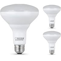 Feit Electric BR30 LED Light Bulbs, 65W Equivalent, Non Dimmable, 10 ...