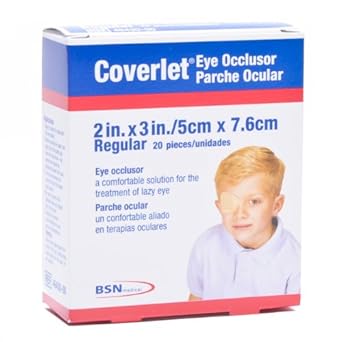 Amazon.com: Coverlet Eye Occlusor Eye Patch Regular Size 20/box ...
