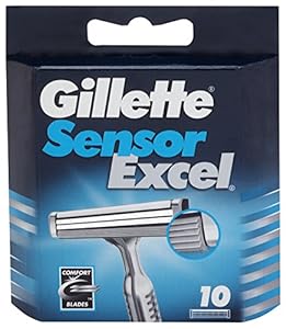 Gillette Sensor Excell Replacement 10 Blades: Amazon.co.uk: Health ...
