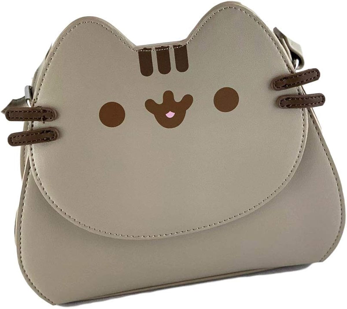 Amazon.com: Pusheen Character Purse - Crossbody Handbag - Cute Gray Cat ...