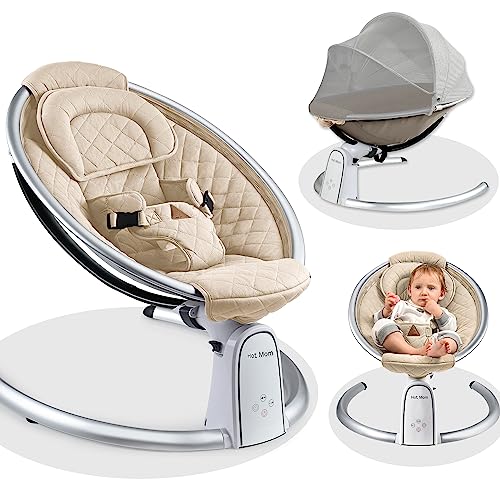 Hot Mom Electric Baby Bouncer for Newborn Infant,Bluetooth Baby Swing ...