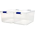 Amazon.com - Homz Heavy Duty Modular Clear Plastic Stackable Storage ...