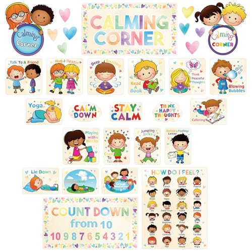 Mua Calm Down Corner Bulletin Board Set for Classroom Decorations ...