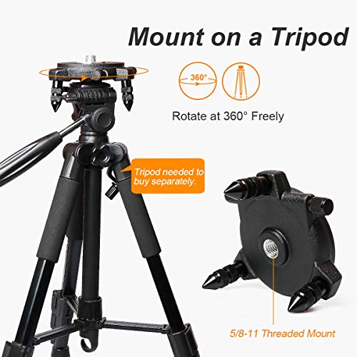 Huepar Laser Level Adapter 360 Degree Rotating Base For Line Laser Level Tripod Connector With