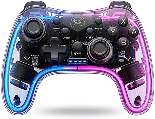 HASACOOL Switch Pro Controllers for Switch/Switch Lite/OLED, Wireless Switch Controller Gamepad ...