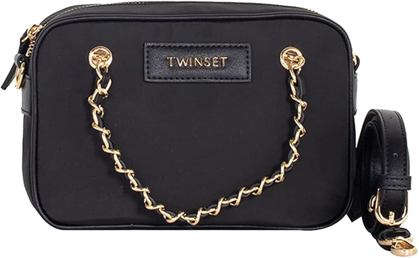 TWINSET Black shoulder bag: Amazon.co.uk: Clothing