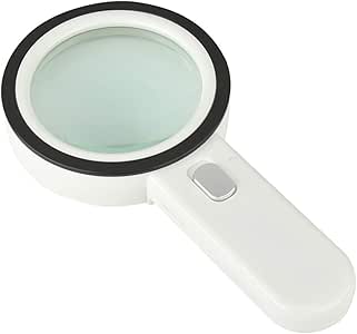 Amazon.com: Extra Large 30X Magnifying Glass with 12 Bright LED Lights ...