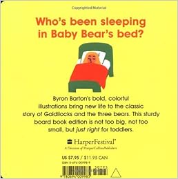 The Three Bears Board Book: Byron Barton: 9780694009985: Amazon.com: Books