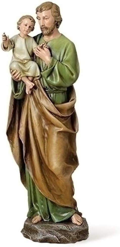 Amazon.com: Joseph Studio 14" St. Joseph Statue Figure Renaissance ...