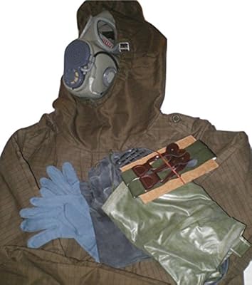NBC CBRN Chemical radiation fallout hazmat suit large