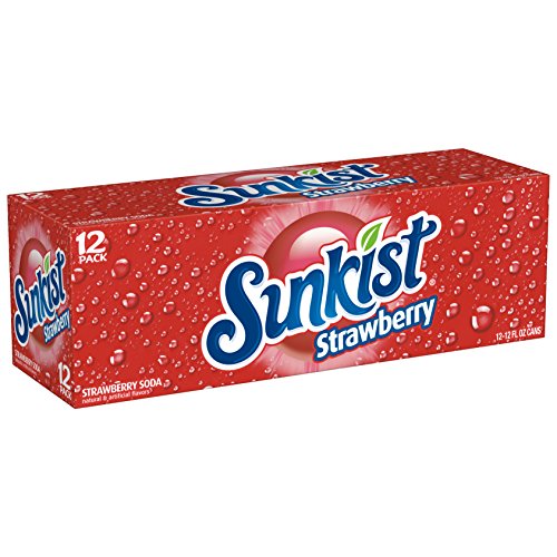 Sunkist Strawberry Soda, 12 oz (12 Cans) in Kuwait | Whizz Soft Drinks