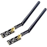Amazon.com: MakerFocus 2pcs nRF24L01+PA+LNA Wireless Transceiver RF ...