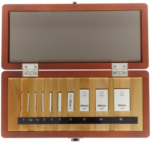 Mitutoyo Ceramic Rectangular Micrometer Inspection Gage Block Set, ASME ...
