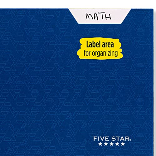 Five Star 4-Pocket Folder, 6 Pack, Paper Folders, Fits 3-Ring Binders ...