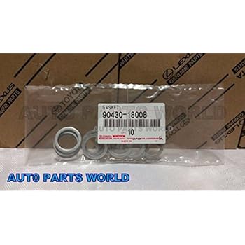 Amazon.com: Toyota Drain Plug Gaskets for Transfer Case Set of 10 OEM ...