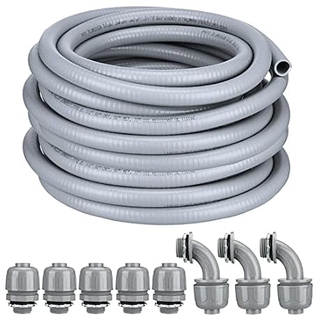 Mua Electrical Conduit and Connector Kit Flexible Liquid Tight ...