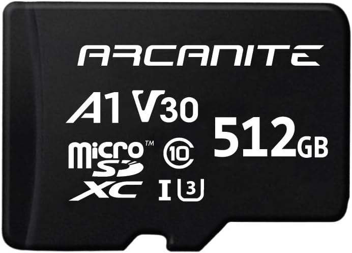 Amazon | 【Amazon.co.jp 限定】アルカナイト(ARCANITE) 512GB microSDXCカード UHS-I U3, A1, V30, 4K, C10, SD ...