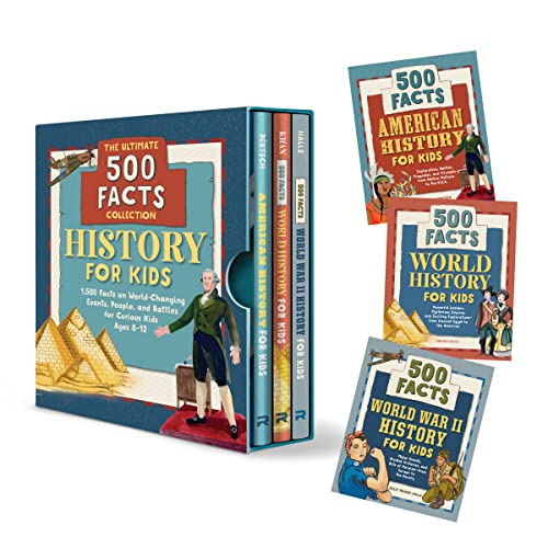 History for Kids: The Ultimate 500 Facts Collection Box Set: 1,500 ...
