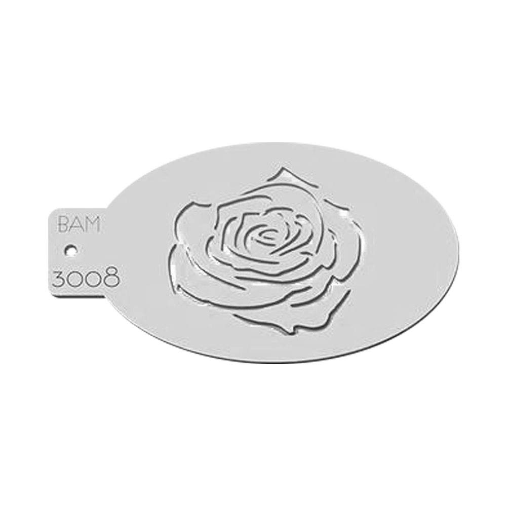 Amazon.com: Bad Ass Rose Outline Mini Stencil BAM3008
