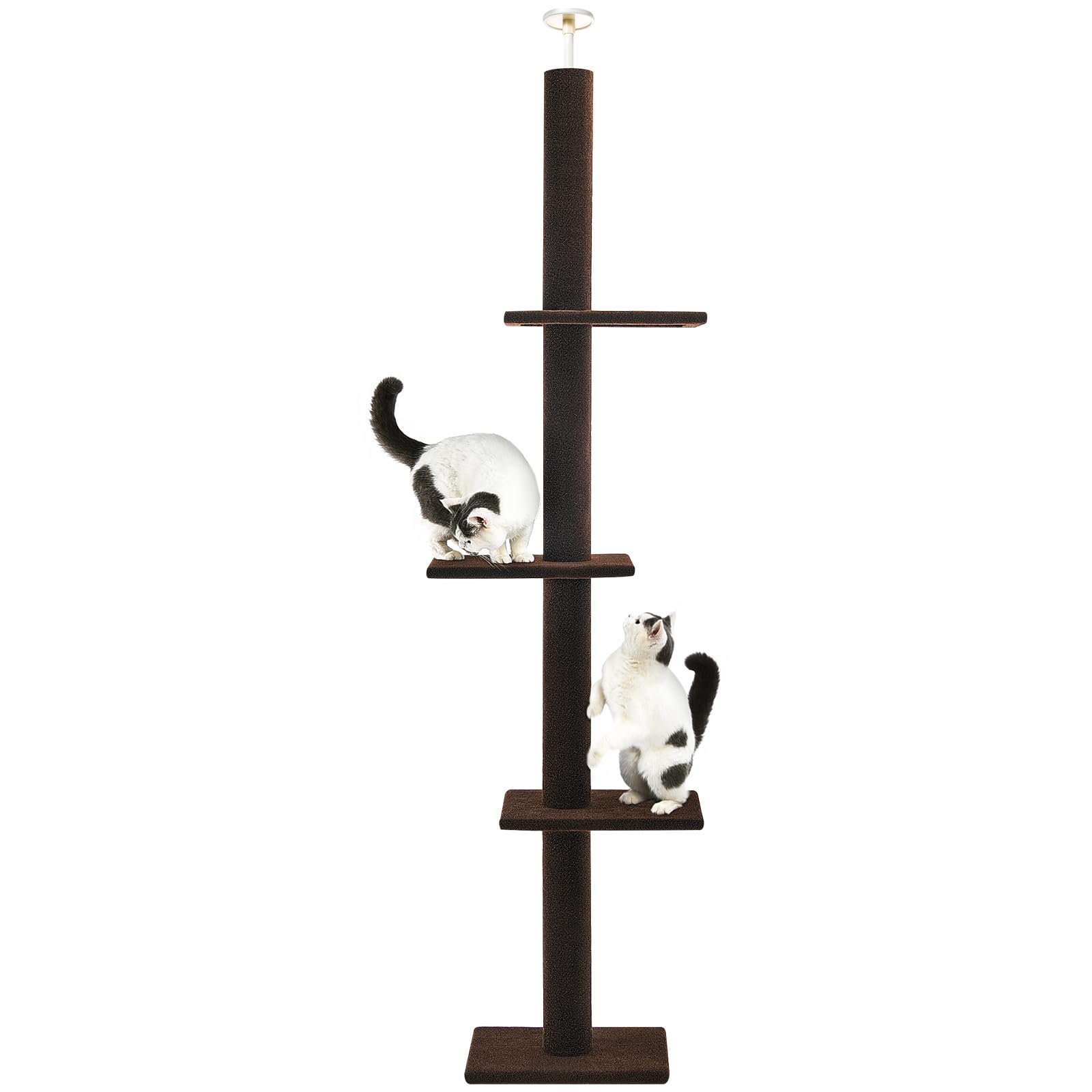 Cat Craft Cat Tree Floor to Ceiling 95-108" Tall Cat Tree Carpet Cat ...