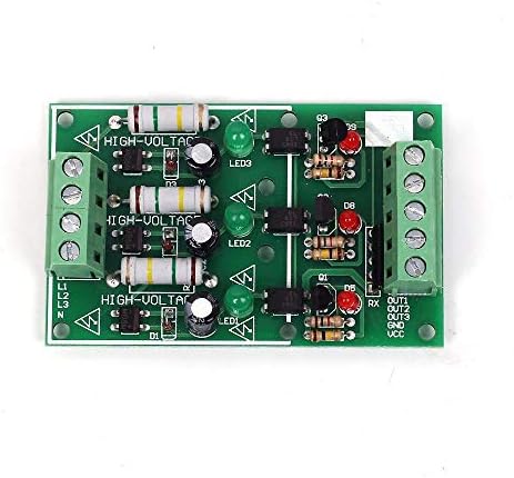 Optocoupler Isolation Module, 3 Channel Photoelectric Isolated Module ...