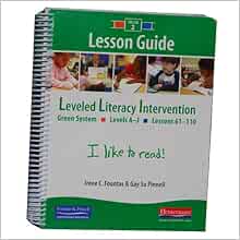 Fountas & Pinnell Leveled Literacy Intervention: Lesson Guide (Green ...