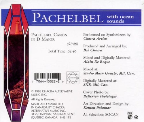 Johann Pachelbel Album: «Pachelbel with Ocean Sounds»