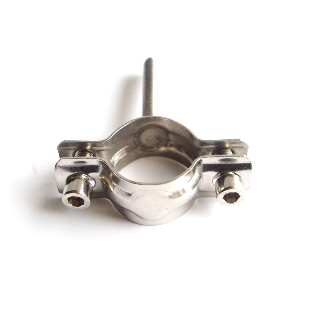 Morsetti per tubi 304# Stainless Steel M8 Thread Screw Rod Tube Pipe ...