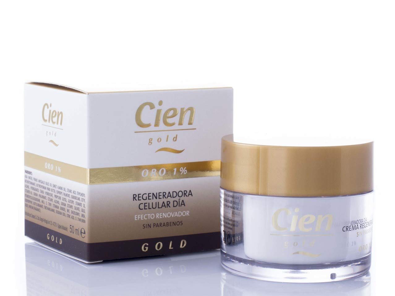 Amazon.com: Cien GOLD Anti-Wrinkle Cell Regenerating Day Cream with 1% ...