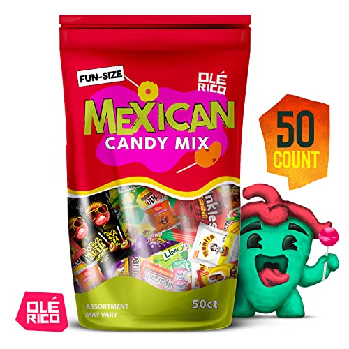 RICO RICO Mexican Candy 50 pcs - Dulces Mexicanos Surtidos, Mexican ...