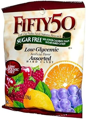 Fifty 50, Assorted Flavors Hard Candy, Sugar Free, 2.75 oz (78 g) price ...