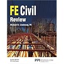 FE Civil Review: Michael R. Lindeburg PE: 9781591265290: Amazon.com: Books