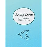 Sunday School Attendance Record Book: Pink Large Size, 120 page, Sunday ...