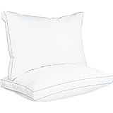 Utopia Bedding Gusseted Pillow (2-Pack) Premium Quality Bed Pillows ...