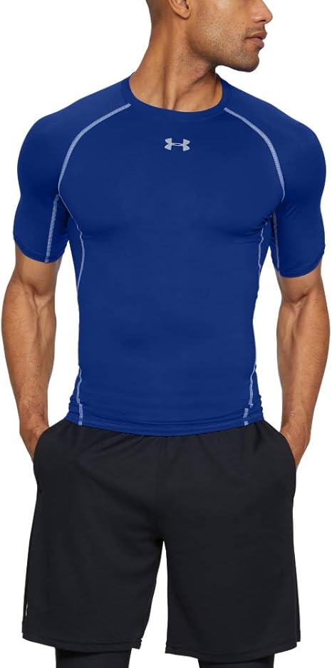 Playera Compresion para Entrenamiento HG ARMOUR SS para hombre Under Armour 1257468-400: Amazon ...
