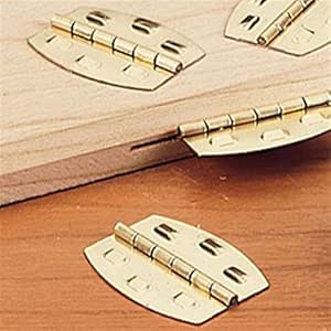 Amazon.com: 7/8" x 9/16" Barbed Hinge (Pair): Home Improvement