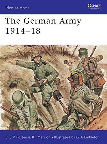 Amazon.com: The German Army 1914–18 (Men-at-Arms): 9780850452839 ...