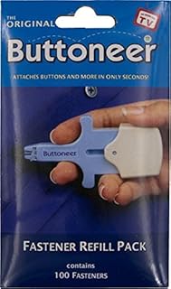 The Original Buttoneer Fastening System Refill Pack-100/Pkg (B009OOD1YK ...
