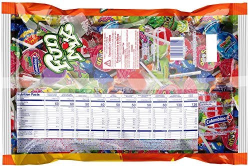 Colombina Fun Mix Assorted Candies, Bubble Gum Pops, Tiger Pops, Hard ...