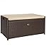 Amazon.com : Rubbermaid Outdoor Patio Storage Bench, 4 cu. ft., Olive ...
