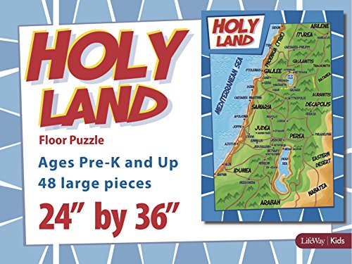 Holy Land Map Floor Puzzle: LifeWay Kids: 0634337011745: Amazon.com: Books
