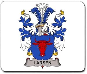 Amazon.com: Larsen Family Crest Coat of Arms Mouse Pad : Office Products